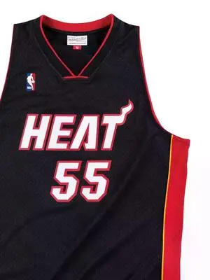 Mitchell & Ness X Miami Heat Dark Jersey Tank Top - Black