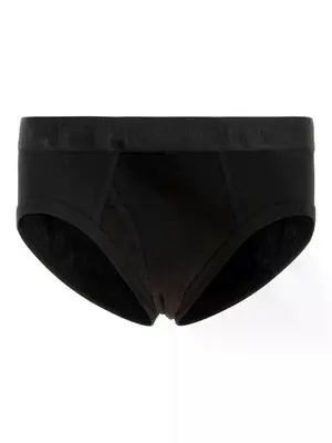 TOM FORD Logo-waistband Briefs - Black