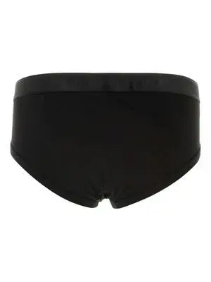 TOM FORD Logo-waistband Briefs - Black