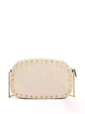 Valentino Garavani Rockstud Embellished Crossbody Bag - Neutrals