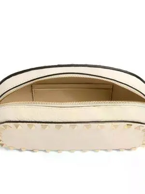 Valentino Garavani Rockstud Embellished Crossbody Bag - Neutrals