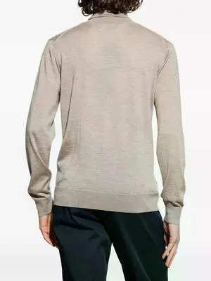 Brioni Roll Neck Sweater - Neutrals
