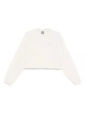NEW BALANCE Embroidered Cropped Sweatshirt