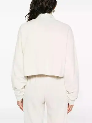 NEW BALANCE Embroidered Cropped Sweatshirt