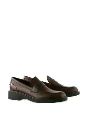 HOGL Lauren Leather Loafers - Brown