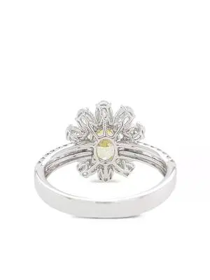 HYT JEWELRY Diamond-embellished Platinum Ring