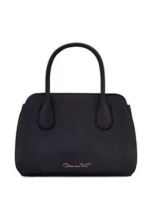Oscar De La Renta Mini Ivy Leather Tote Bag