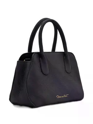 Oscar De La Renta Mini Ivy Leather Tote Bag