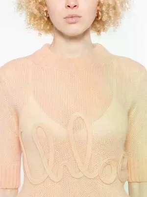 Chloé Embroidered-logo Top