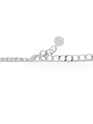 SELF-PORTRAIT Bow-motif Tennis Necklace