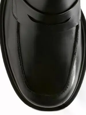 HOGL Lauren Leather Loafers - Black