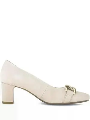 Gabor Chain-embellished Pumps - Neutrals