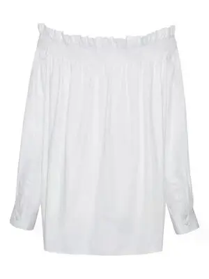 Adam Lippes Visby Cotton-poplin Blouse
