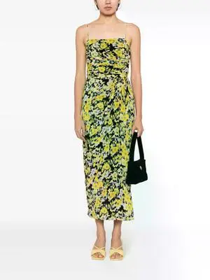 Adam Lippes Floral-print Midi Dress