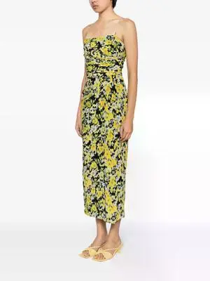 Adam Lippes Floral-print Midi Dress