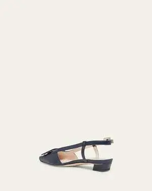 ROGER VIVIER Belle Vivier Kitten-heel Slingback Pumps