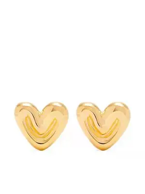 MISSOMA Heart Shaped Stud Earrings - Gold