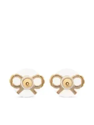 SELF-PORTRAIT Bow-shaped Stud Earrings - Gold