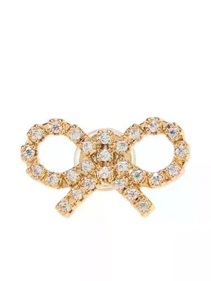 SELF-PORTRAIT Bow-shaped Stud Earrings - Gold