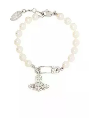 VIVIENNE WESTWOOD Lucrece Pearl Bracelet - Neutrals