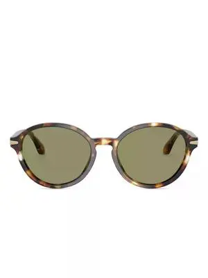 Giorgio Armani Round Frame Sunglasses - Brown