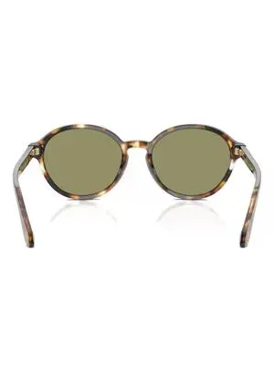 Giorgio Armani Round Frame Sunglasses - Green