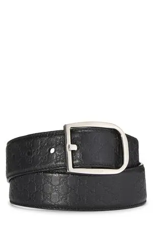 Gucci Leather Microguccissima Belt