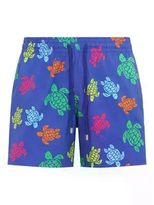 Vilebrequin Turtle-print Swim Shorts - Blue