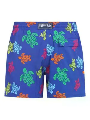 Vilebrequin Turtle-print Swim Shorts - Blue