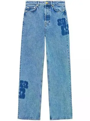 GANNI Isey Patchwork Jeans