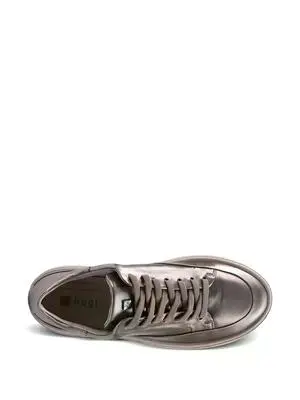 HOGL Illusion Metallic-leather Platform Sneakers