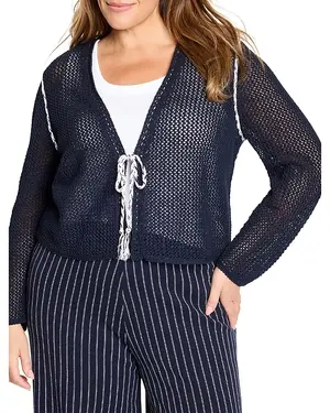 Nic+zoe Tie Detailed Cardigans For Women