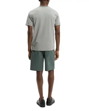 Theory Pique Crew Tee - Pine Grove Multi