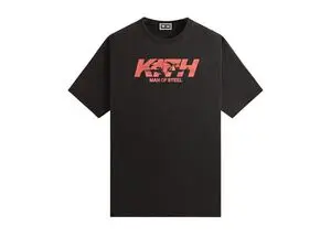 Kith X Superman Of Stee Shirtl Vintage Tee Shirt - Black