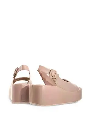 HOGL Loulou Platform Square-toe Sandals