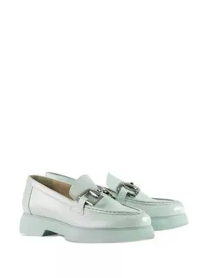 HOGL Max Patent-leather Horsebit Loafers - Blue