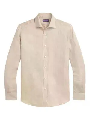 Ralph Lauren Purple Label Linen Shirt - Neutrals