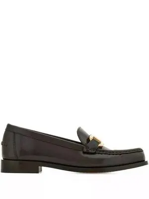 FERRAGAMO Gancini Loafers - Brown