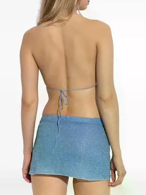 Oseree Glitter Mini Skirt