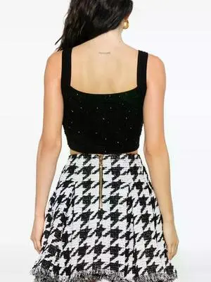 Balmain Textured Cropped Top