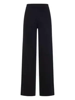 Max Mara Lama High-waisted Trousers - Black