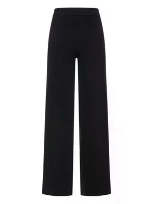 Max Mara Lama High-waisted Trousers - Black