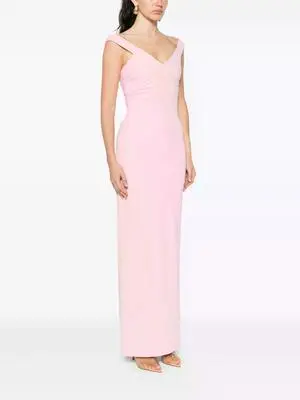 Solace London V-neck Sleeveless Dress - Pink