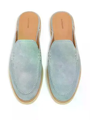 Magnanni Suede Mules - Blue