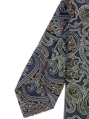 Etro Patchwork Silk Neck Tie