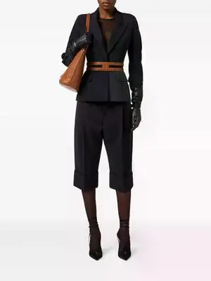 Elisabetta Franchi Structured Belted Blazer