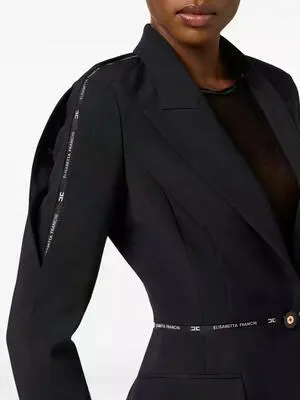 Elisabetta Franchi Structured Belted Blazer