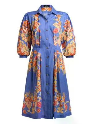 Etro Puff Sleeve Day Dresses