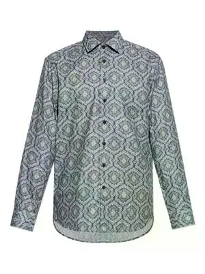 Etro Geometric-print Long-sleeve Shirt