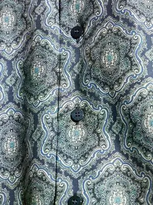 Etro Geometric-print Long-sleeve Shirt